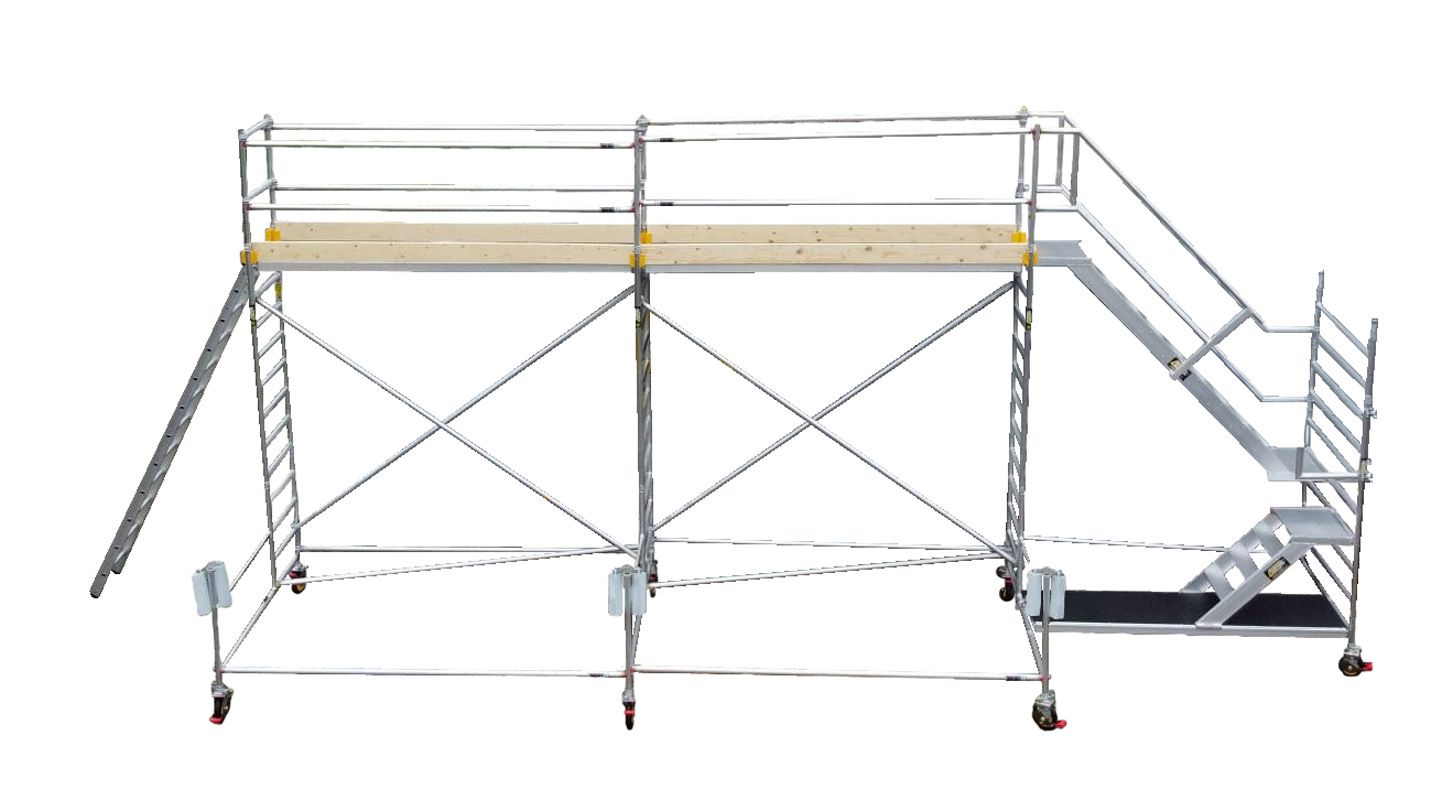 Treppenaufgang für Enteisungs-Gerüst