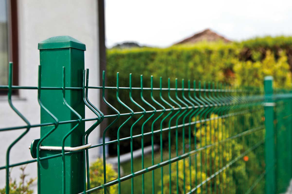 Gartenzaun Gitterzaun Zaunfeld Emu 4/4 mm - Farbe: grün, Höhe: 82,5 cm ...